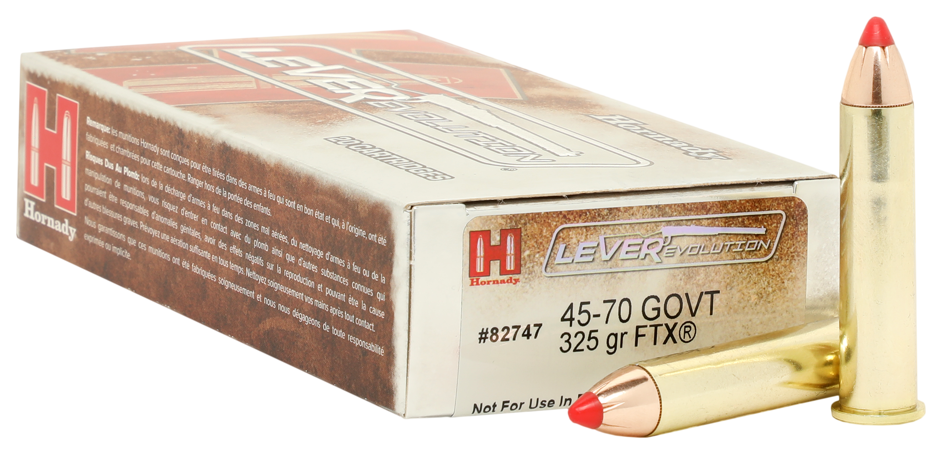 Hornady LEVERevolution .45-70 Government 325 Grain Flex Tip Centerfire ...